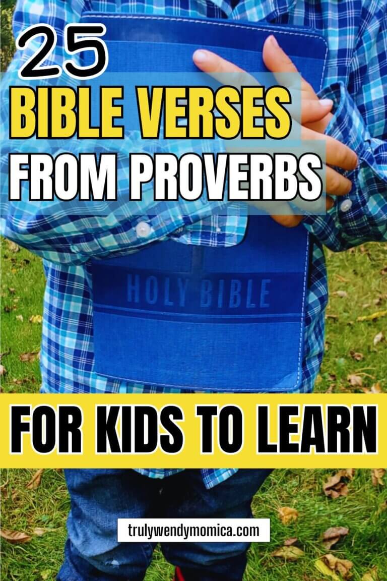 25 Simple Bible Verses From Proverbs For Children To Learn