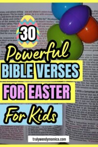 30 Easter Bible Verses For Kids